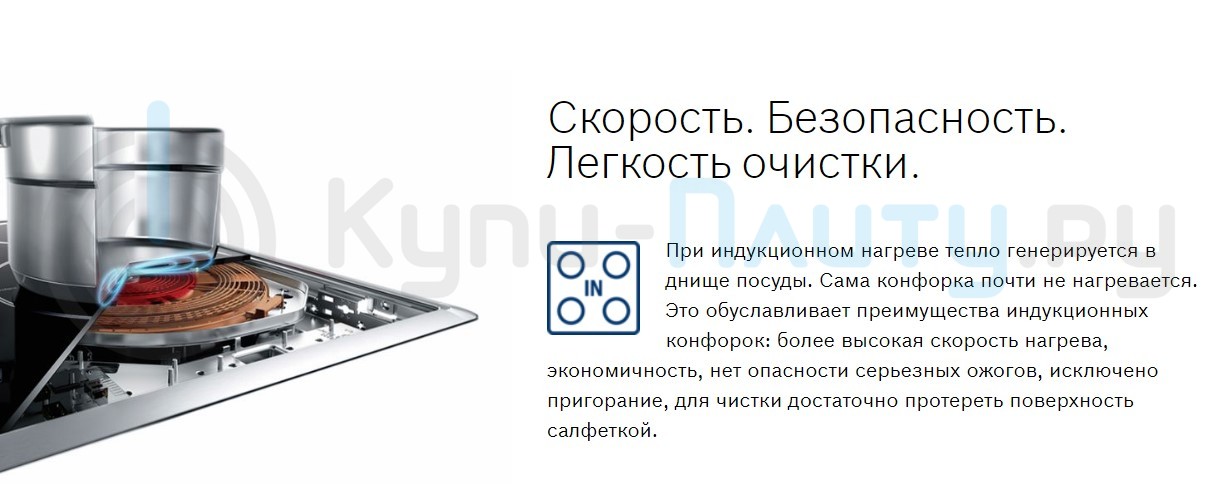 Индукционная варочная панель Electrolux (Электролюкс) EHD 98740 FK ...